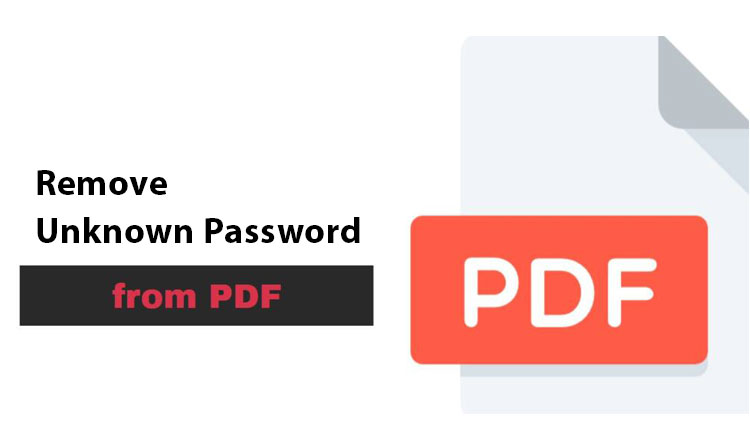 Remove Unknown Password From PDF Using The Best Methods